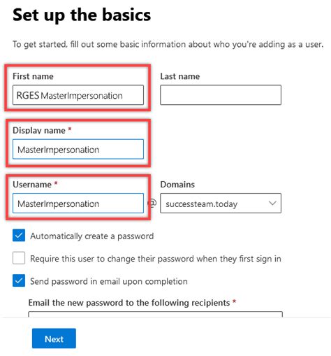 Configure Impersonation For Microsoft 365 Revenue Grid Knowledge Base