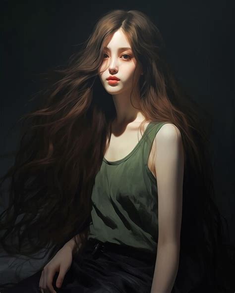 Beautiful Lady With Long Hair Images Free Download On Freepik