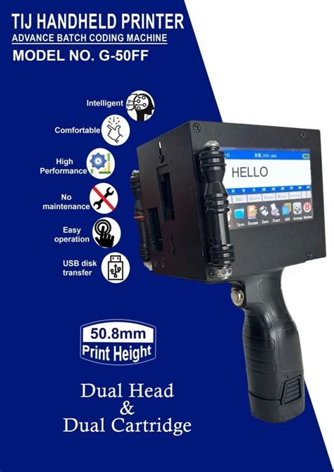 Handheld Intelligent Inkjet Printer Batch Coding Machines At ₹ 18500 Ghaziabad Id 2856415021462