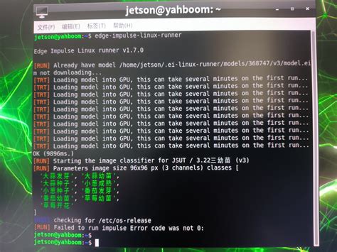 Failed To Run Impulse Error Code Was Not 0 Report Bugs Edge Impulse