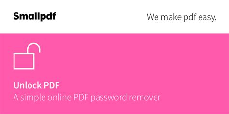 unlock pdf remove pdf password protection online