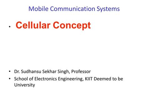Cellular Concept New S S Singh Pptx