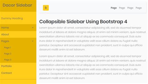 30 Most Amazing Free Bootstrap Sidebar Templates 2020 Colorlib