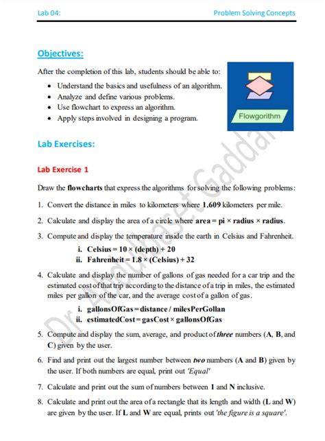 Solved Lab Problem Solving Concepts Objectives After Chegg