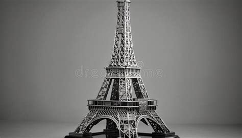 Eiffel Tower Iconic French Symbol Of Romance Generated By Ai Stock Illustration Illustration