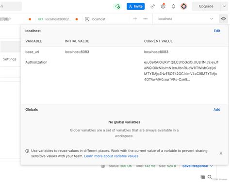 postman获取登录接口response header中的token并自动保存，用于其他需token的接口 postman保存token并使用 csdn博客