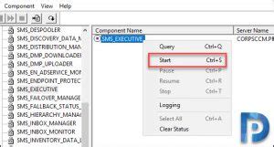 4 Ways To Restart SCCM SMS EXECUTIVE Service