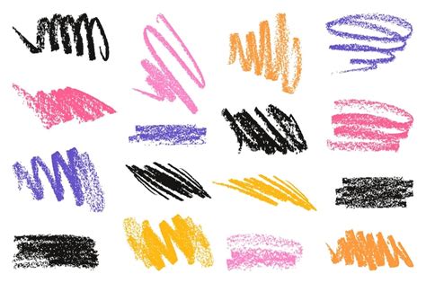 색연필 밑줄 그래픽 요소 이미지 Freepik에서 무료 다운로드