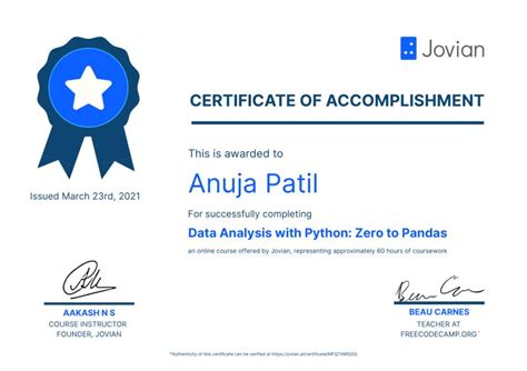 Anuja Patil On Linkedin Jovian Eda