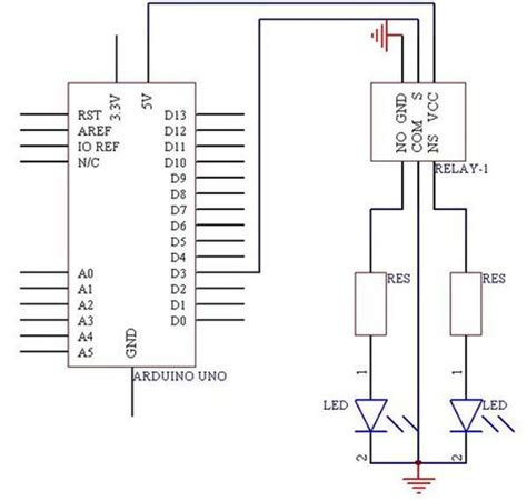 V Channel Relay Module Circuit Diagram