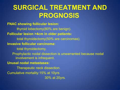 Thyroid Neoplasms 1 Ppt Of The Various Thyroid Malignancies Ppt