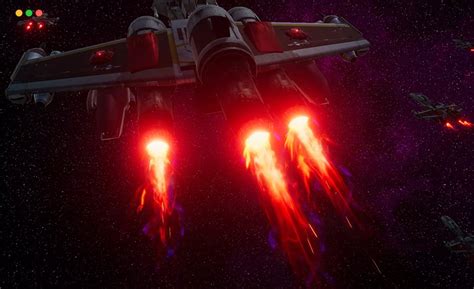 Unity特效 喷气火焰特效 Jet Engine Effects Cgalpha