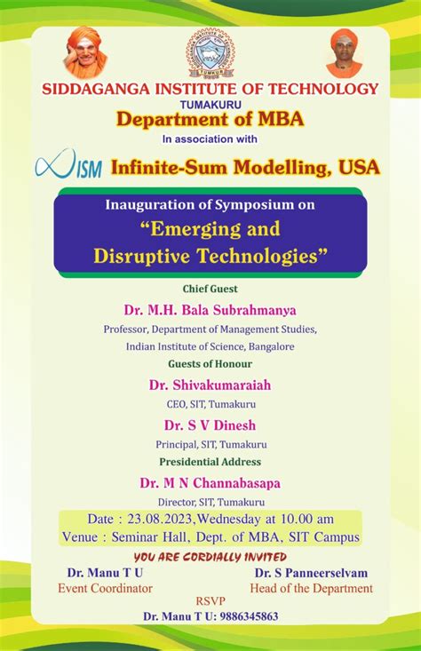 Siddaganga Institute Of Technology Official On Linkedin Happy To Announce That Infinite Sum