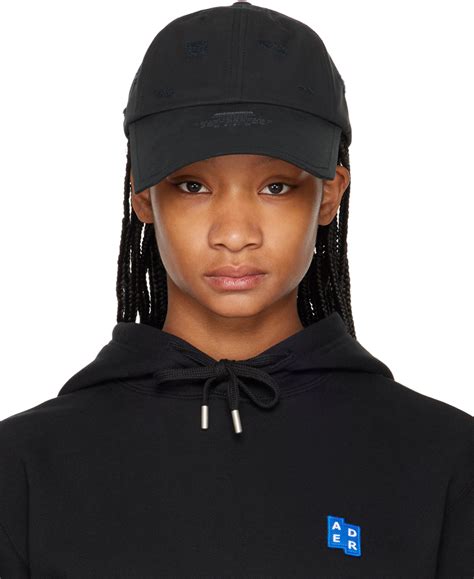 Ader Error Black Sore Cap Ssense