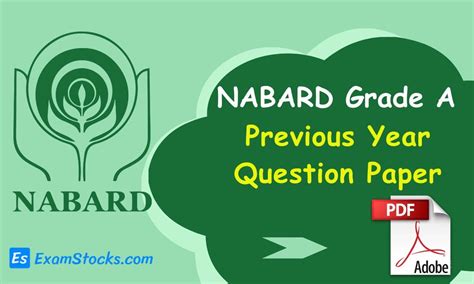 Nabard Grade A Previous Year Question Paper Pdf