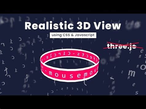 D Circle Text Rotation Effects On Mousemove Using Css Javascript Splitting Js Youtube