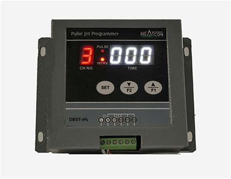 Programmable 4ch Pulse Jet Sequential Timer Heatcon Automation
