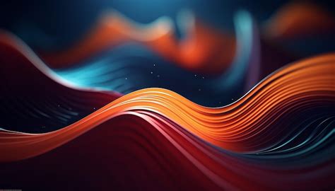 Premium Photo Glowing Blue Wave Pattern Illuminates Futuristic Abstract Space Backdrop