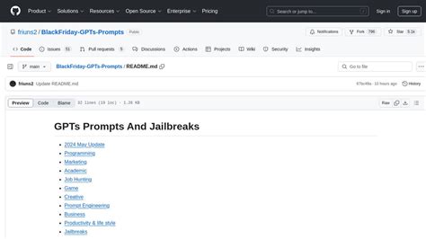 Github Blackfriday Gpts Prompts Featuresalternatives Toolerific