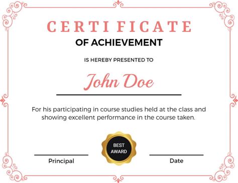 Best Certificate Layout Design Ideas