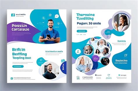 Premium Photo Healthcare Social Media Post Templete Design