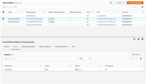 amazon web services not able to ping private ec2 instance from a