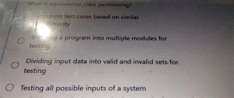 What Is Equivalence Class Partitioning Grouping Test Cases Based On Similar Ionality Breaking A