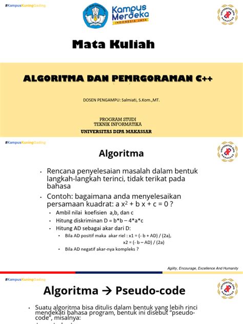 algoritma dan pemrograman c part 1 pdf