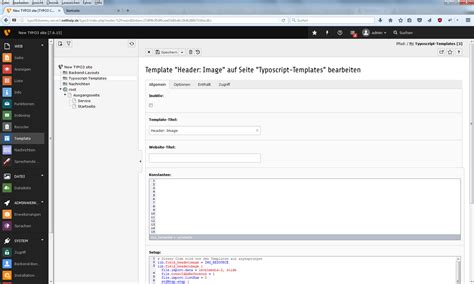 Typoscript für das Seitentemplate mit Typo3 7 6 Debacher Wiki