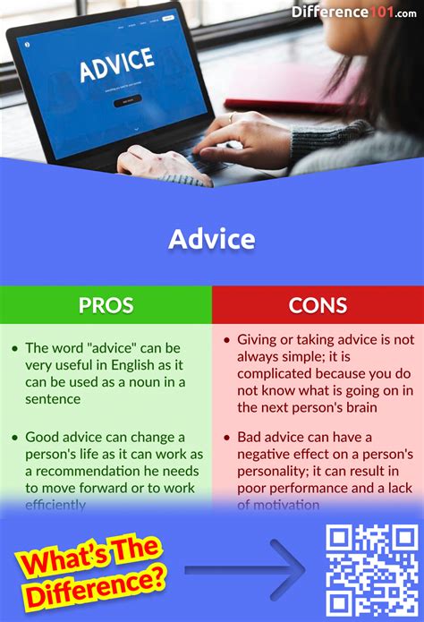 advise vs advice 5 key differences pros and cons similarities difference 101