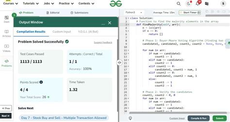 Swathi Govindan On Linkedin Gfg160 Python Algorithmdesign Datastructures Boyermoore Coding