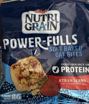 Nutri Grain Power Fulls Strawberry Calories Nutrition Analysis