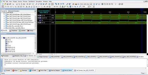 Fig6 Simulated Output For Asynchronous Positive Edgetriggered Up