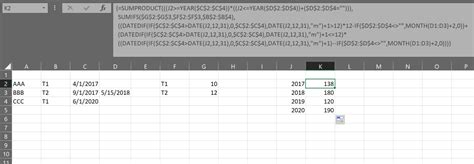 Excel Cse Formula To Sum The Result Of A Complex Formula Applied To All Rows Stack Overflow