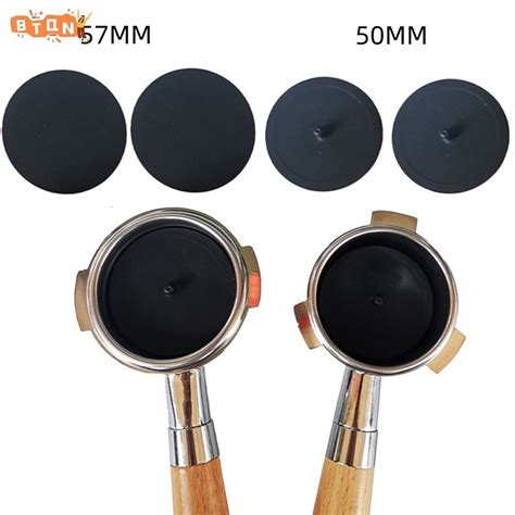 [btqn] 2pcs Espresso Machine Blind Backflush Disk Cleaning Rubber Disc Insert 50mm 57mm Shopee