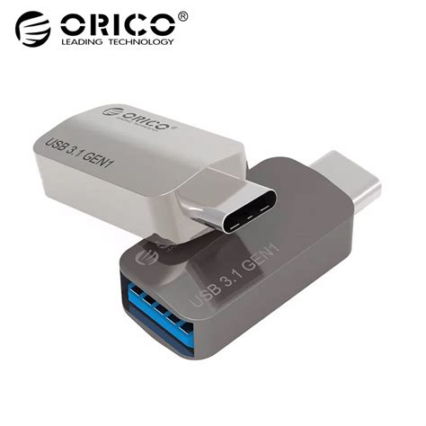 Orico Aluminum Usb Type C Mobile Phone Adapter Male To Usb Female