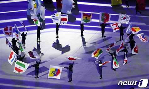 카타르 월드컵 참가국 국기 세리머니 네이트 스포츠