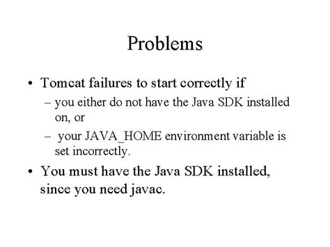 Installing And Configuring Tomcat A Quick Guide To