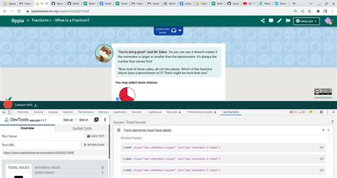 BUG Form Elements Must Have Labels Issue 16897 Oppia Oppia GitHub
