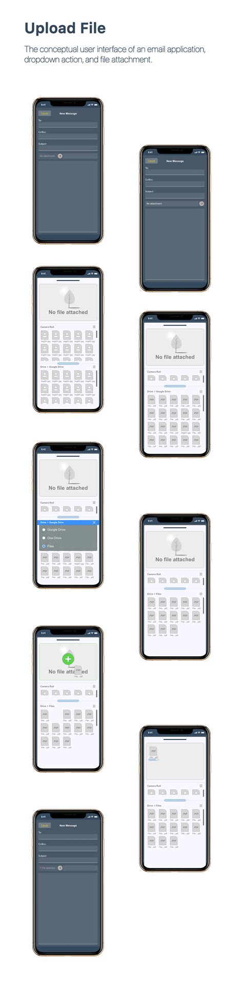 Drag Drop And File Upload Behance