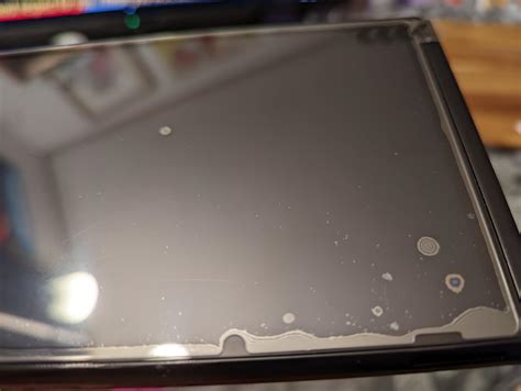 First Attempt At The Switch Oled Screen Protector What Did I Do Wrong