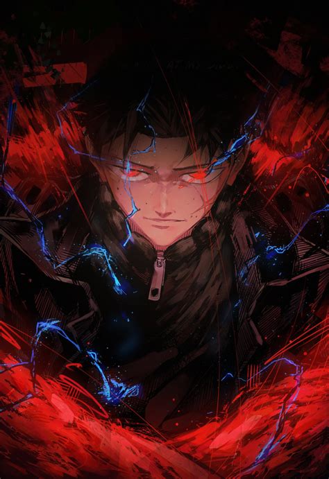 Safebooru 1boy Black Hair Black Jacket Blank Stare Branch Facial Hair