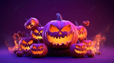 보라색 할로윈 배경에 가마솥에서 웃는 마녀 호박의 3d 렌더링 된 그림 할로윈 3d 할로윈 장식 공포 포스터 배경 일러스트 및 사진 무료 다운로드 Pngtree