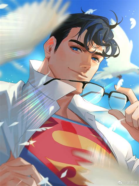 Superman And Clark Kent Dc Comics And 1 More Drawn By Hel0205 Danbooru