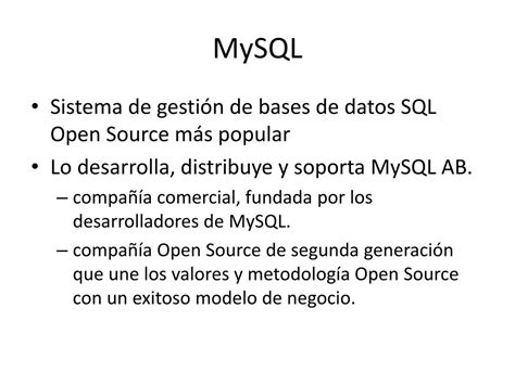 Ppt Structured Query Language Mysql Powerpoint Presentation