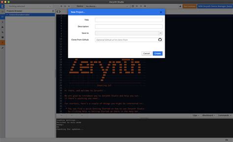 Develop Zerynth Documentation