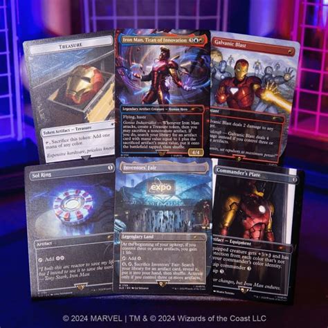 Magic The Gathering Secret Lair X Marvels Iron Man Tarjeta