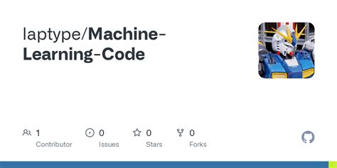 Github Laptypemachine Learning Code