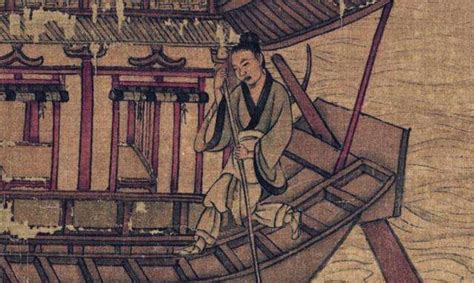 古代船夫 图库 五毛网