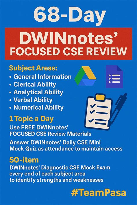 🎯 𝟲𝟴 𝗗𝗮𝘆 Csenotes Civil Service Exam Review Notes 2026 Facebook